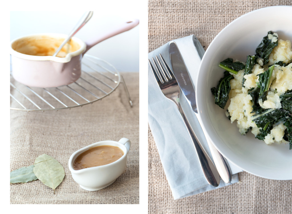 Boerenkool stamppot met vegan jus - De Groene Meisjes