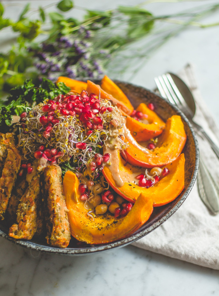 Vegan Autumn Rainbow Salad - De Groene Meisjes