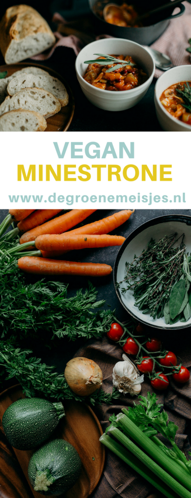 Vegan minestrone - De Groene Meisjes
